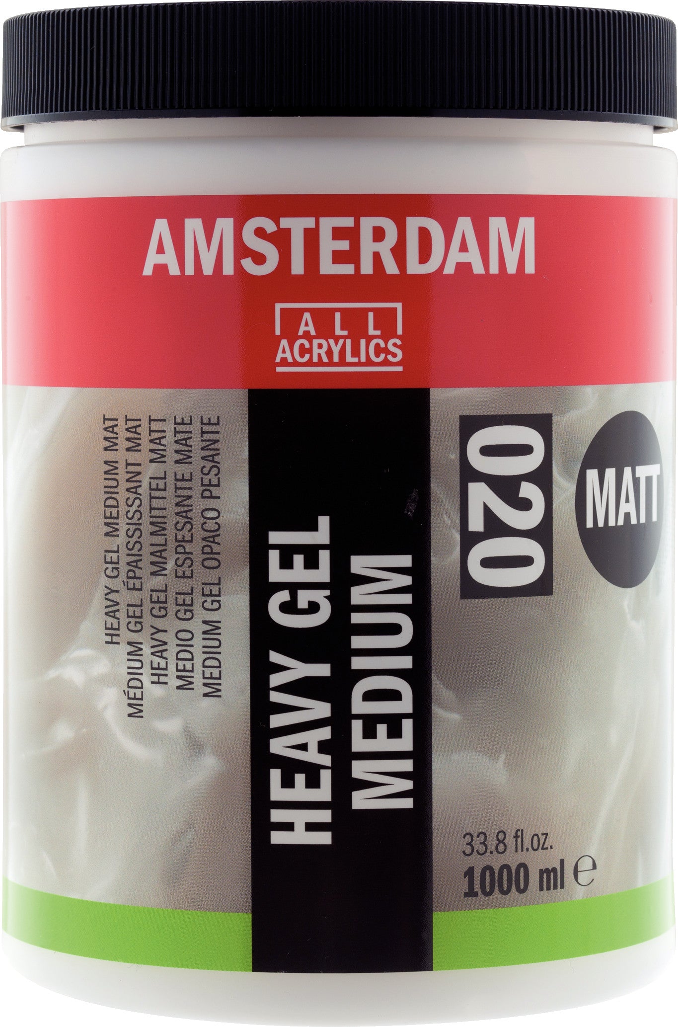 Amsterdam - Heavy Gel Medium Mat 020 Pot 1000 Ml – Huis Van Loocke IV